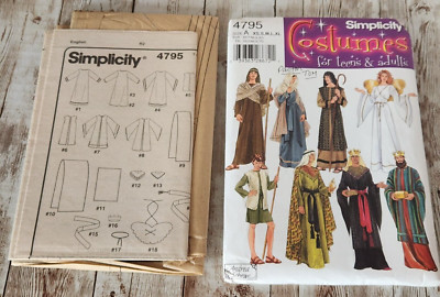 Simplicity Costumes Passion Play Shepard Angel King #4795 Sewing ...