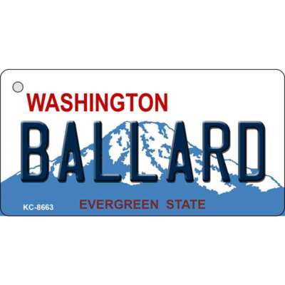 Ballard Washington Novelty Metal Key Chain KC-8663 | eBay
