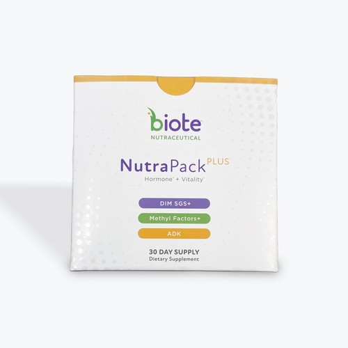 Biote Nutra Pack Plus 30 Day Supply includes DIM SGS+ Methyl Factors+ ...