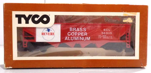 Tyco HO Trains Revere Brass Copper Aluminum Hopper Car Billboard 366-B ...