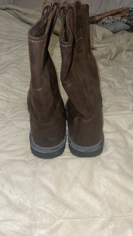 Wolverine W04727 Men's Brown Leather Work Western Boots - Size 13 Extra ...