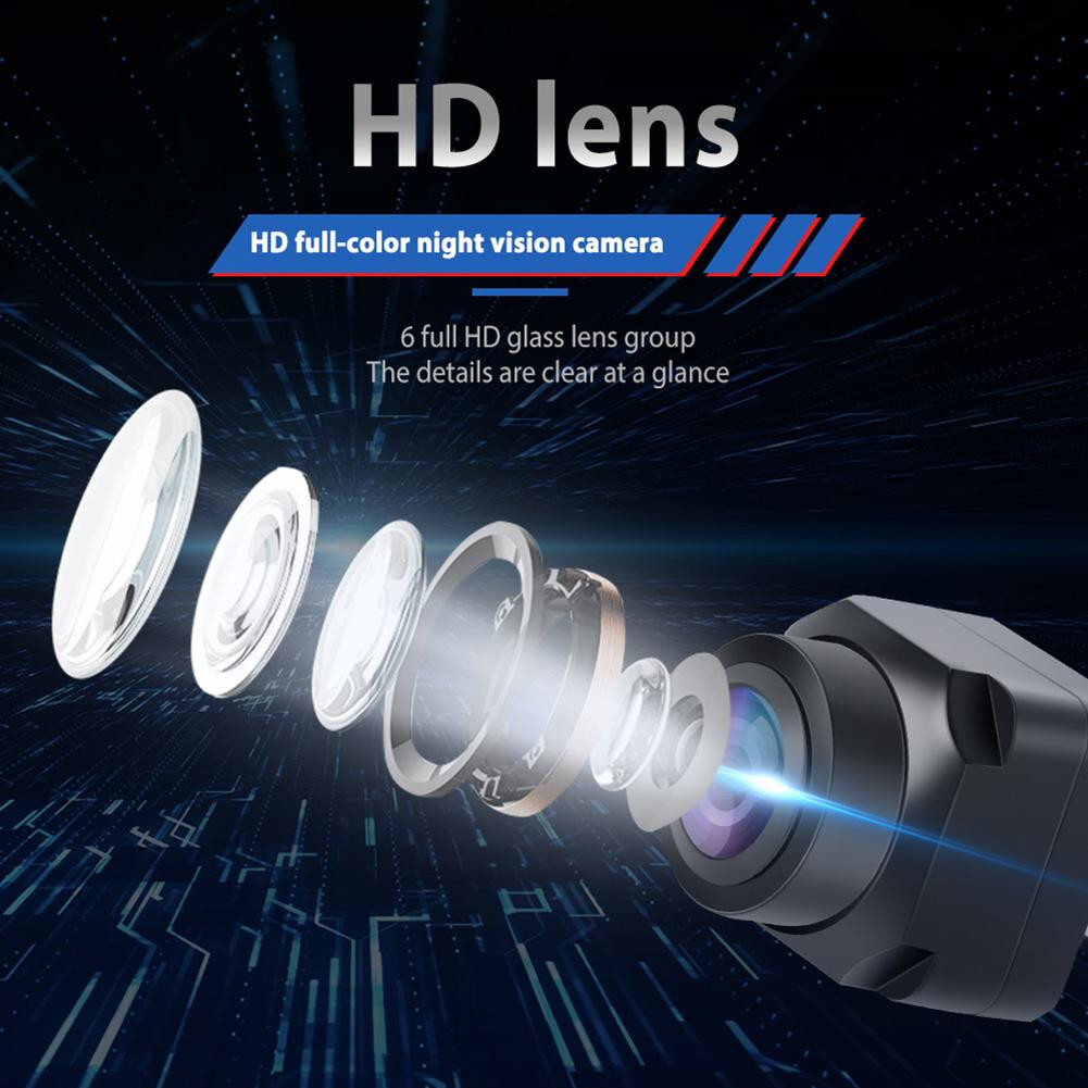 360° Panoramic Camera Car Rear View Backup Cam Reverse Parking Night ...