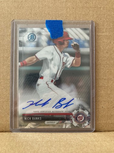 Nick Banks 2017 Bowman Chrome Auto CPA-NB | eBay