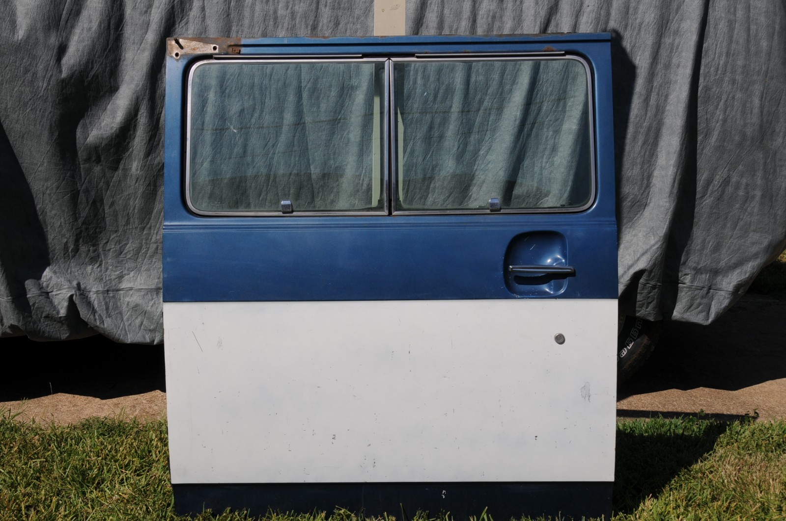Vintage Van Sliding Door G10 G20 G30 71-76 Dual Pop Out Window Chevy ...
