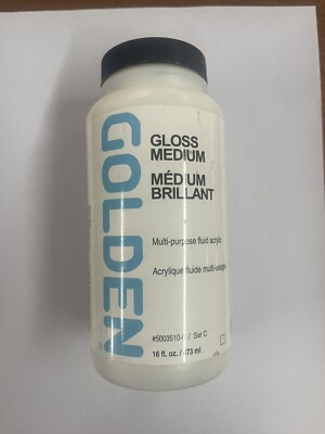 GOLDEN Gloss MEDIUM TRANSLUCENT LOW GLOSS ACRYLIC EXTENDER 16 fl. oz ...