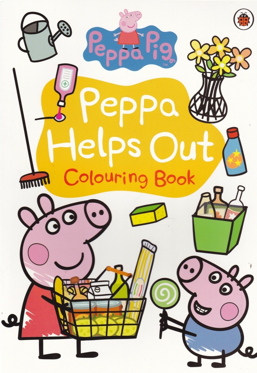 Peppa Pig Coloring Book Printable Peppa Christmas Gift Coloring Page