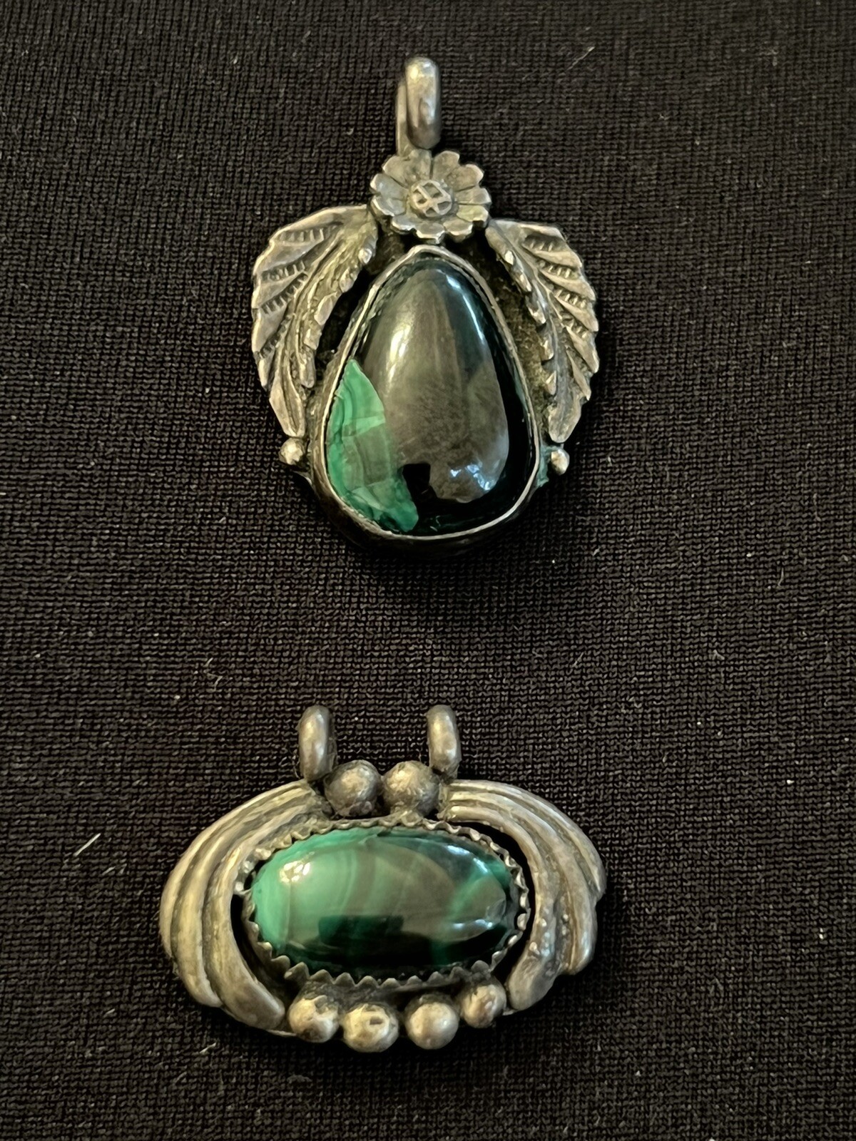 Vintage TWO Native American Navajo Sterling Silver Ma… - Gem