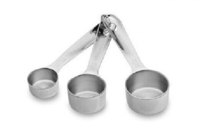 All-Clad Stainless-Steel 3 piece Measuring Spoons Square bottom set | eBay