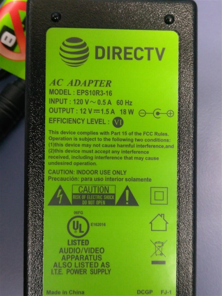 Lot of 6- DIRECTV EPS10R3-16 Power Supply AC Adapter for Genie Mini ...