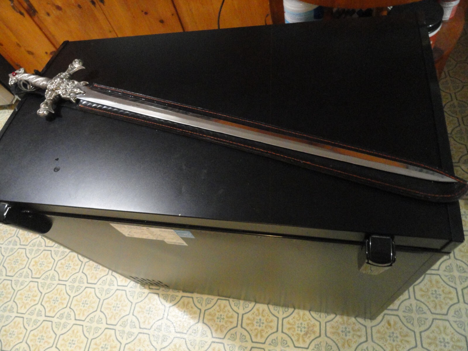 Vintage Demon Snake Head Handle Pakistan Double edge 40 inch Sword | eBay