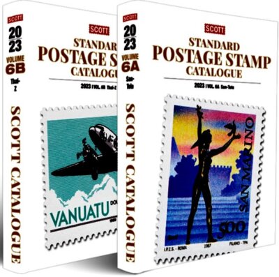 Scott Stamp Catalog 2023 Volume 6A & 6B - COUNTRIES SAN MARINO-Z ...