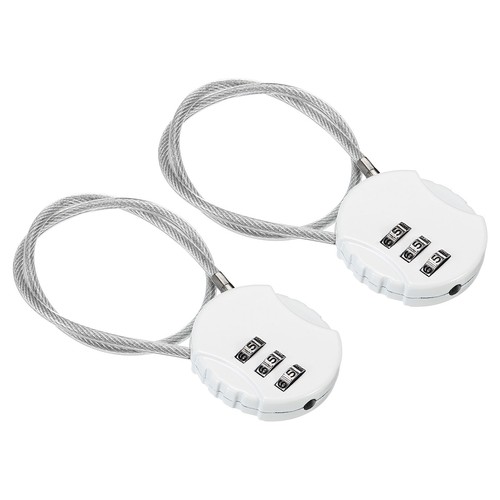 Small Combination Lock 11.8 Inch, 2 Pack 3 Digit Padlock for Gym Locker ...