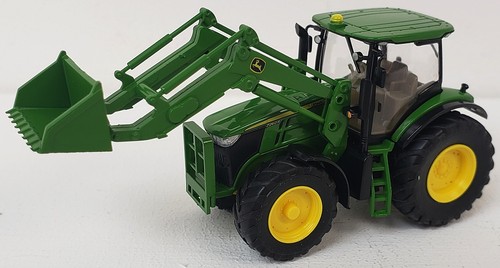 Wiking NEW HO 1/87 Scale John Deere 7260R Farm Tractor with Front End ...