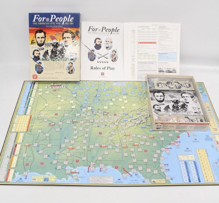 2014 GMT Games FOR THE PEOPLE American Civil War Game Set For 1-2 ...