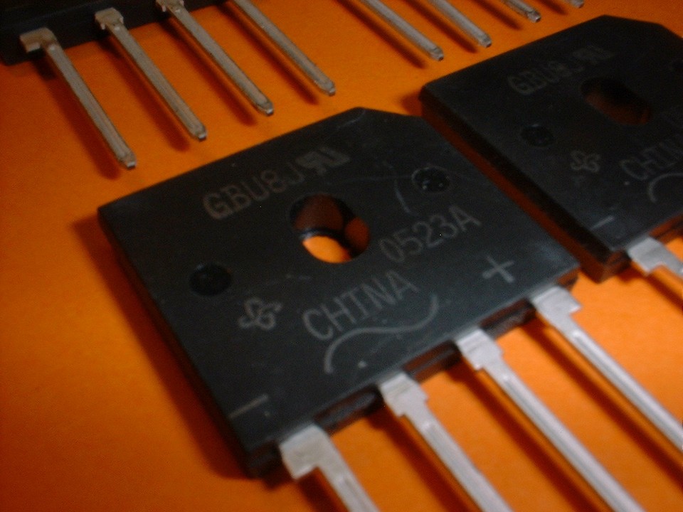 4x 600V/8A Brückengleichrichter Gleichrichter GBU8J | eBay