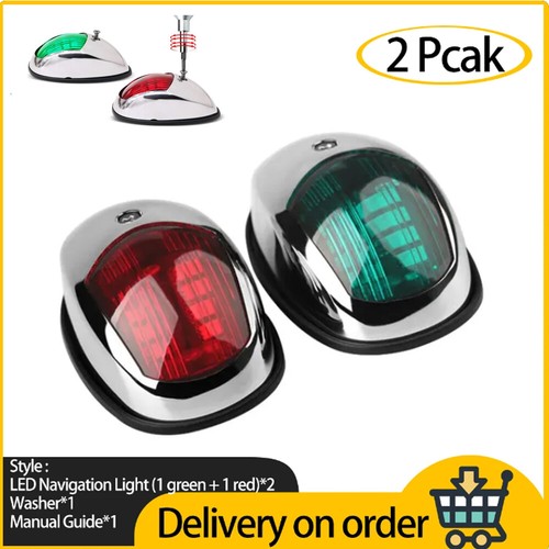Boat Lights Marine Nav Lights 24V 12V Yacht Stern Light LED Navigation ...