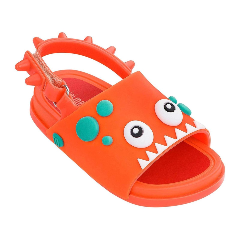 NEW Mini Melissa Toddler’s Sandals Mini Beach Dino Open Toe Slingback ...