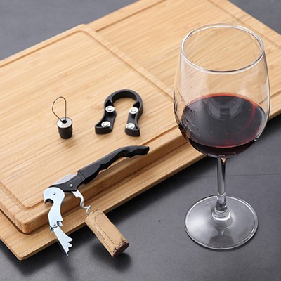 1 Set Bottle Opener Anti-slip Multi-purpose Wine Corkscrew Cap Insert ...