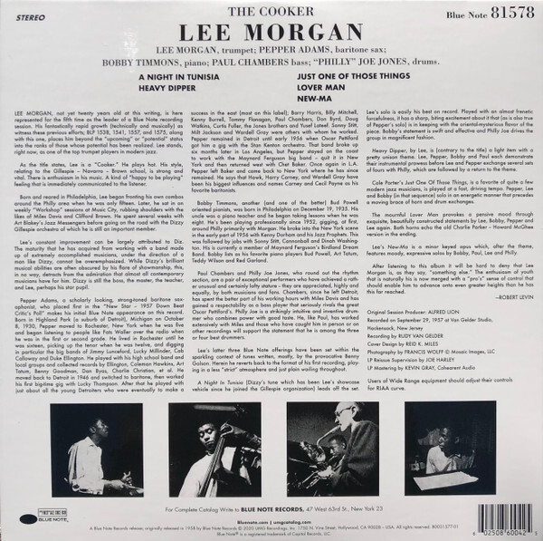 Lee Morgan ‎– The Cooker (LP Tone Poet) | eBay