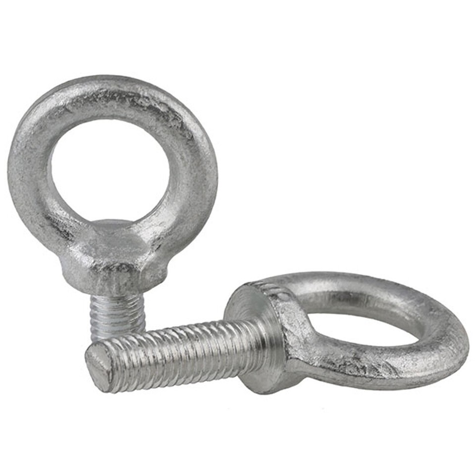 M6 M8 M10 M12 M16 M18 M20 Lifting Eye Bolt Nut Galvanic Zinc Male Ring ...