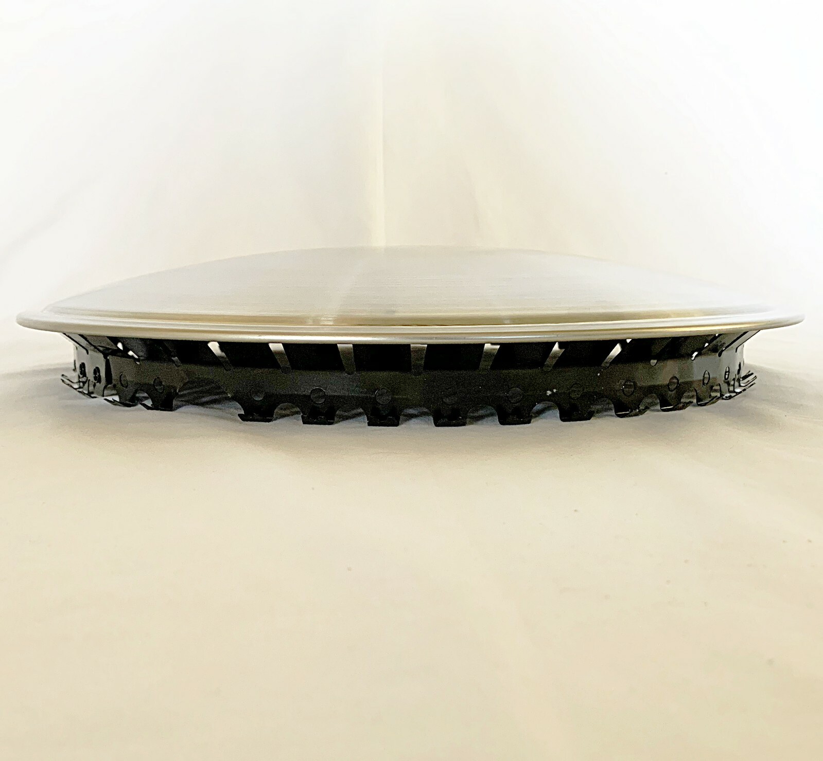 15" - Custom Stainless Moon Disc Style Hub Caps X 4 - Hot Rod/ Classic ...