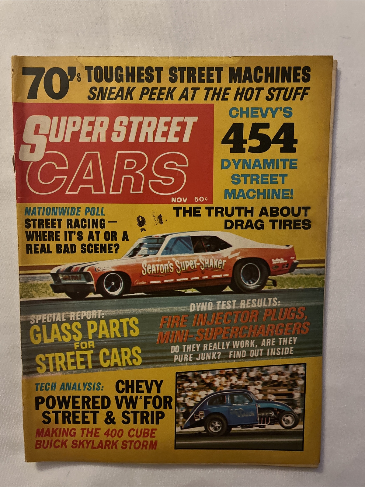 1969 November Super Street Cars Magazine The Truth About Drag Tires ...