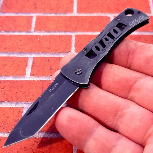 Sog Micron II Small Lockback Tanto Blade Folding Pocket Knife | eBay