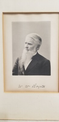 Vintage photograph of W W Boynton. Author of Early History of Lorain ...