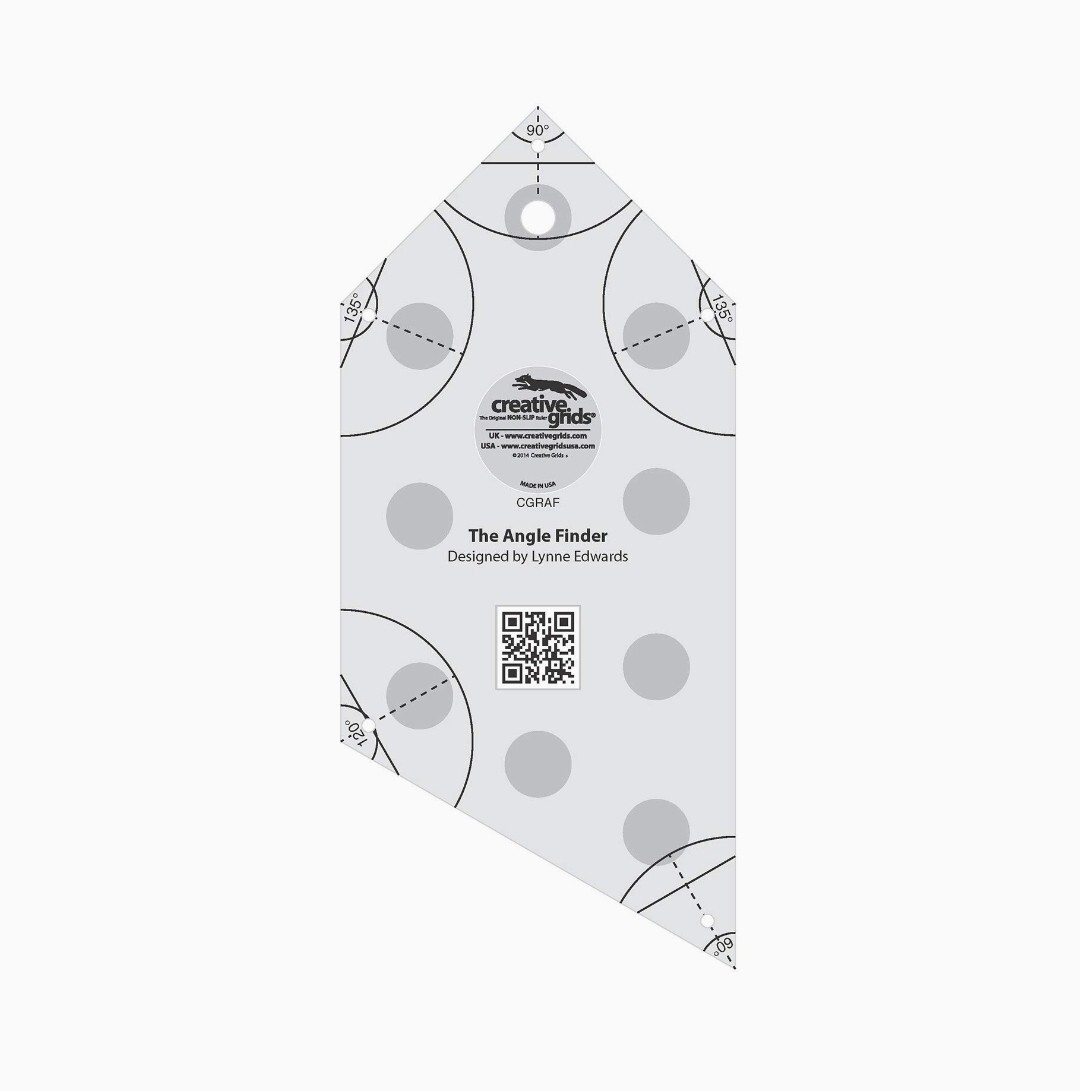 Creative Grids Angle Finder Quilt Ruler and Binding Tool - CGRAF | eBay