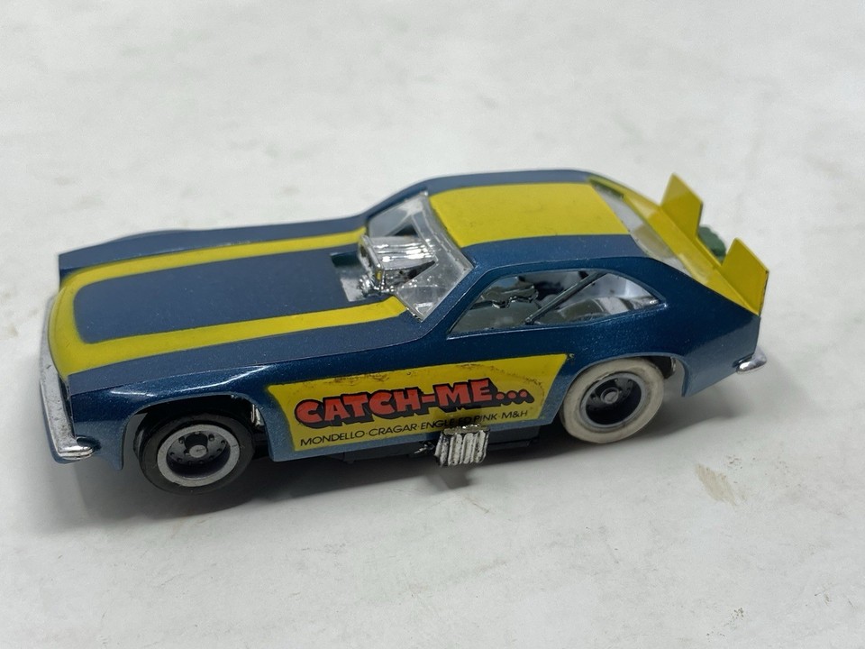 VINTAGE TYCO PRO FORD PINTO CATCH ME FUNNY CAR HO SLOT CAR - EXCELLENT ...