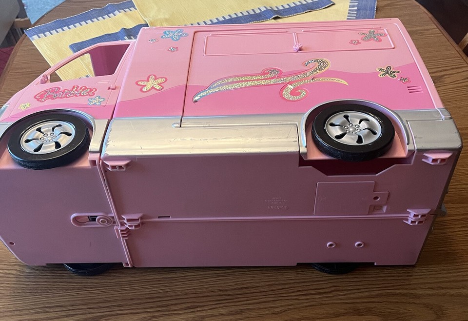 pink barbie camper van by mattel | eBay