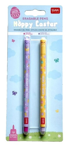 Legami erasable pen 2025 limited edition HOPPY EASTER 2pen pk Bunny and ...