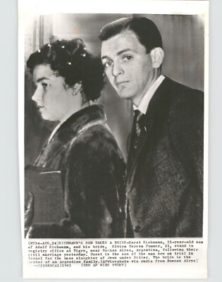 Son of WWII Official ADOLF EICHMANN, Horst, Gets Married 1961 Press ...