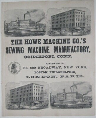 Sewing Machines - Howe Sewing Machine