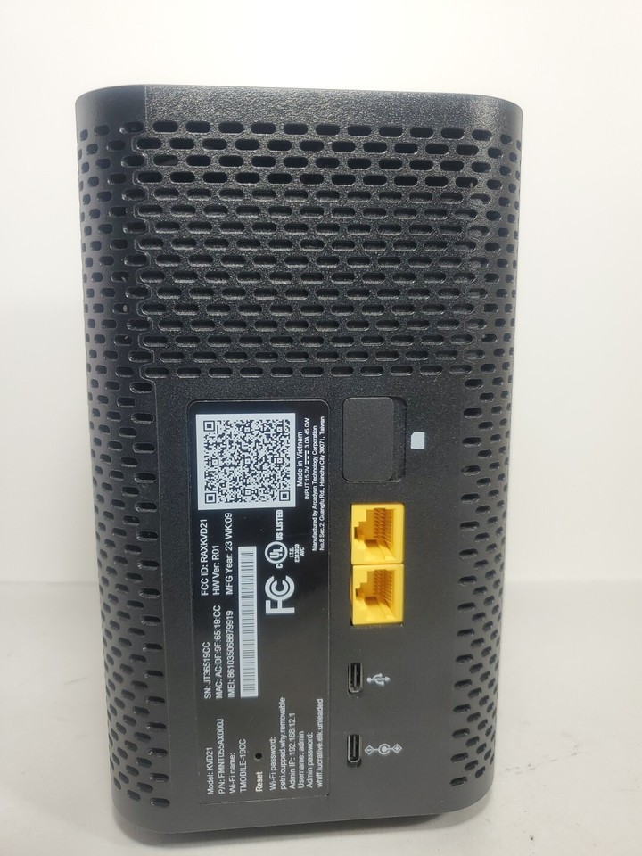 T-Mobile Internet 5G Gateway Arcadyan KVD21 Router w/USB-C Adapter | eBay