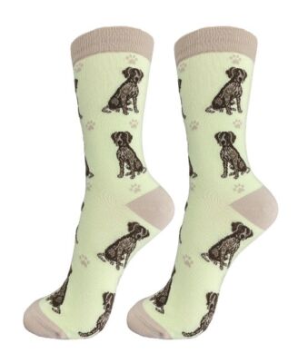 German Shorthair Pointer Dog Socks Full Body Fun Novelty Dress Casual ...
