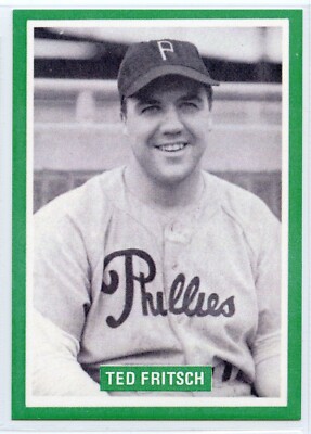 1977 Fritsch One Year Winners - #8 - Ted Fritsch - Phillies & Packers ...