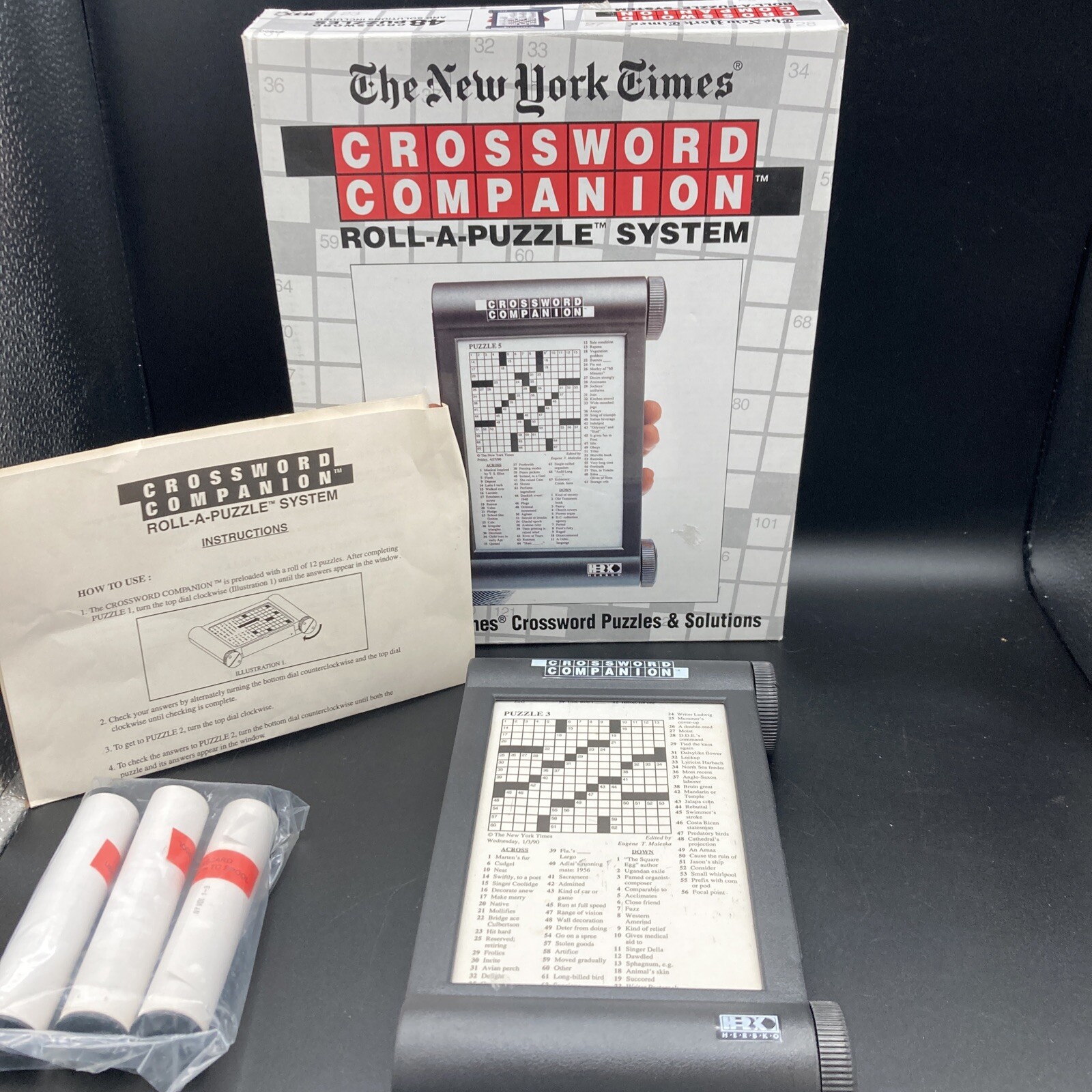 The New York Times Crossword Companion Roll A Puzzle System + 1 Refill ...