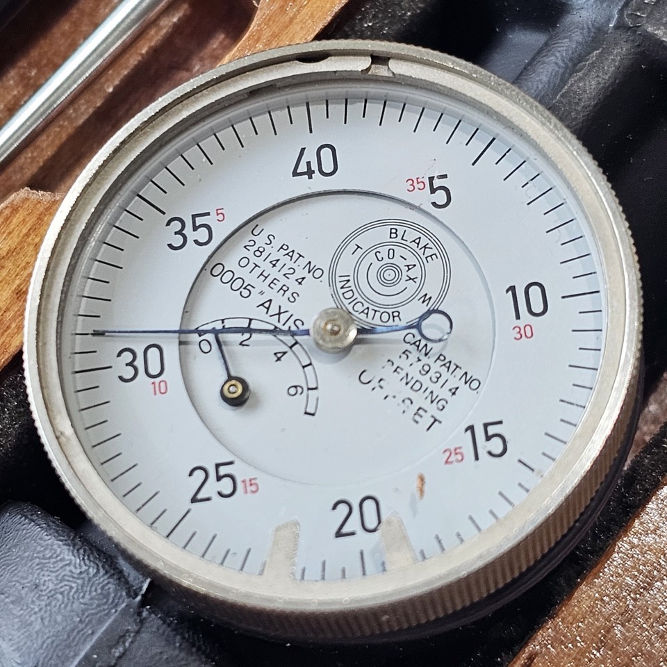 Blake Model 801 Co-Ax Precision Centering Dial Indicator Measuring Tool ...