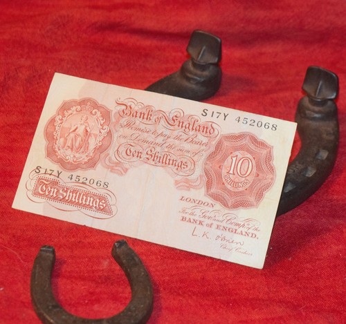 Rare Old Bank of England 10 Ten Shillings Note London Banknote L.K ...