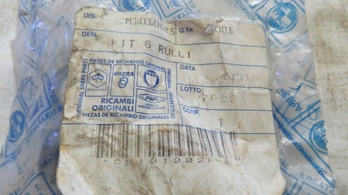 Kit 6 Rollers Variator Piaggio Vespa ET2 Original Piaggio Cod.CM1010025 ...