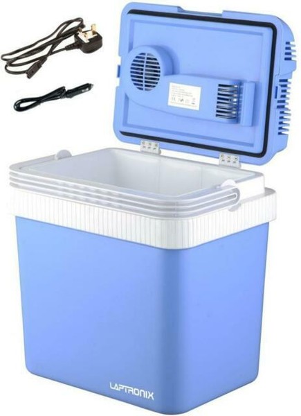 Laptronix 24L Portable Electric Cooler Box with 12V and 240V Adapter ...