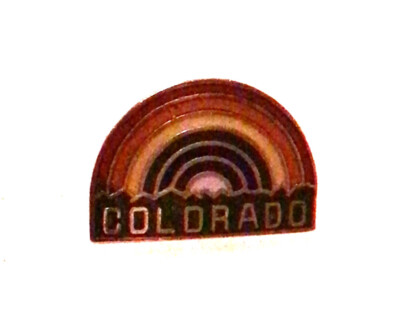Rainbow Colorado Enamel Lapel Pin A4 | eBay