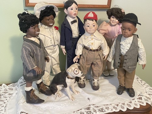 Vintage 1993 Set Of 6 and Dog “Little Rascal’s” Rare Complete And 21 ...