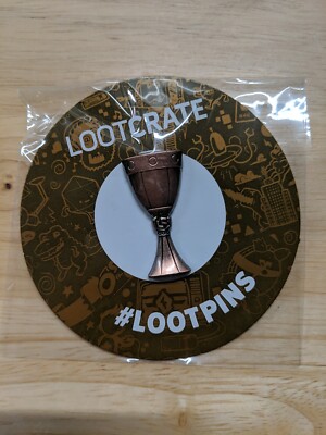 Loot Crate Chalice Pin #lootpins Collectible Grail Cup Goblet Artifacts ...
