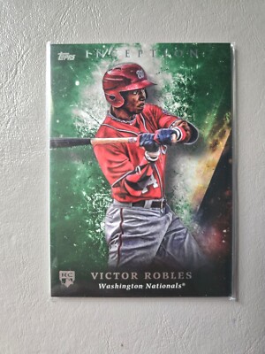 2018 Topps Inception Green Parallel Victor Robles RC #25 Nationals ...
