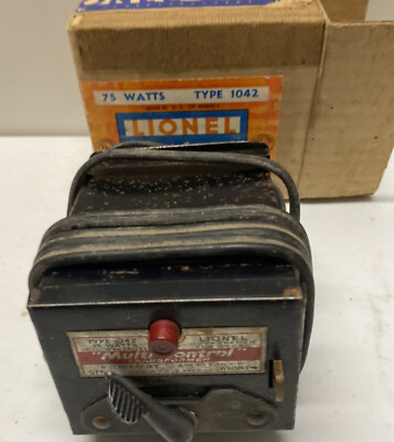 Vintage Lionel Multi-Control Transformer Type 1042- 75 Watts w/Box ...