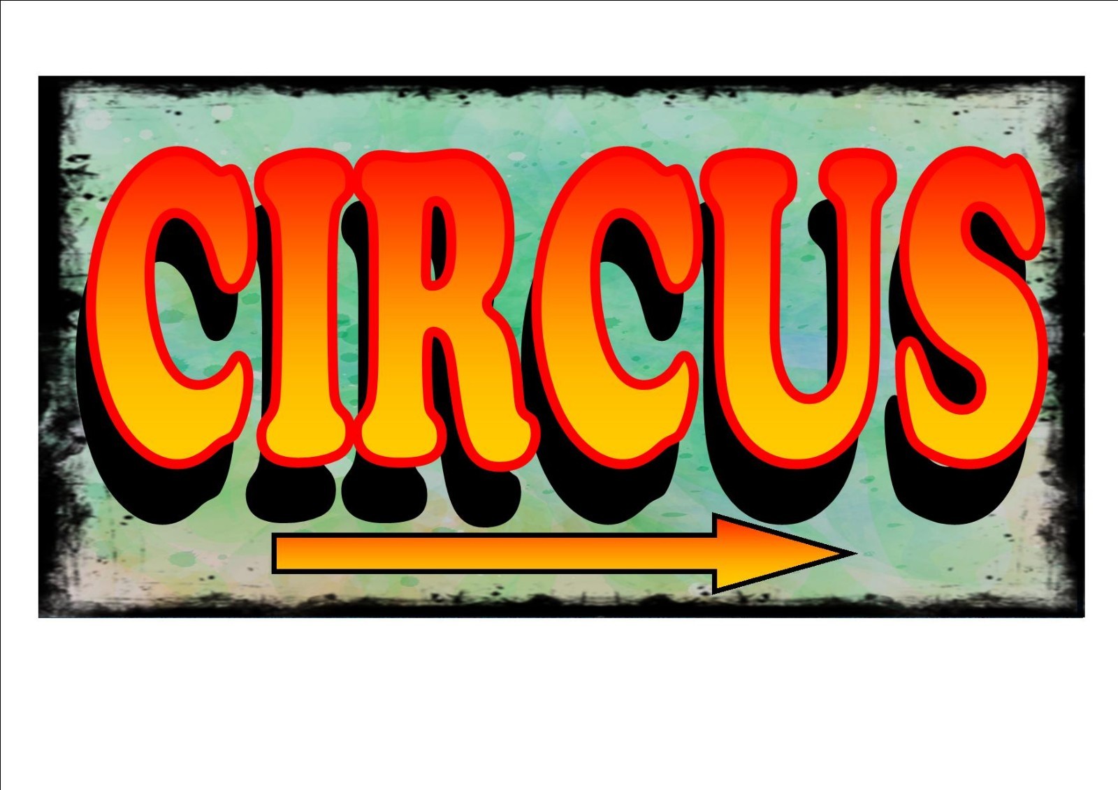 Circus ticket Office Sign Vintage Fairground Sign Antique Carnival Sign ...
