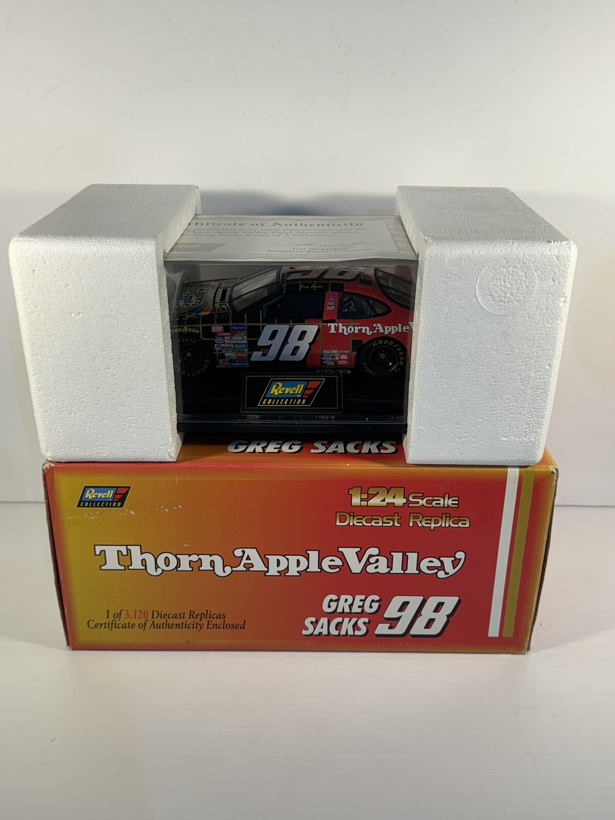 1/24 Nascar Diecast, Greg Sacks #98, Thorn Apple Valley, Revell | eBay