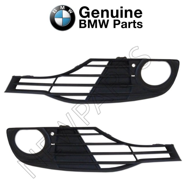 For BMW F30 Pair Set Of Front Bumper Partially Open Grid Fog Light ...